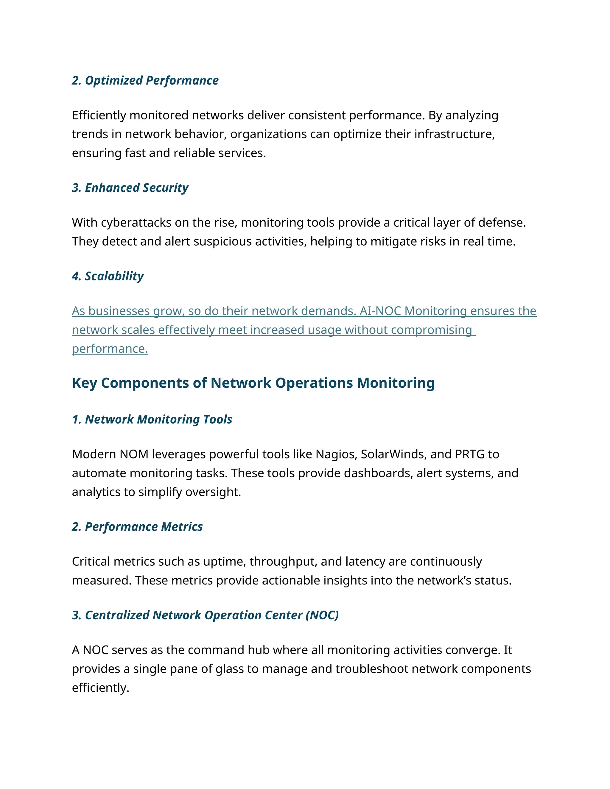 The Backbone of Modern Connectivity to Understand the Network Operations Monitoring in AI-NOC.docx