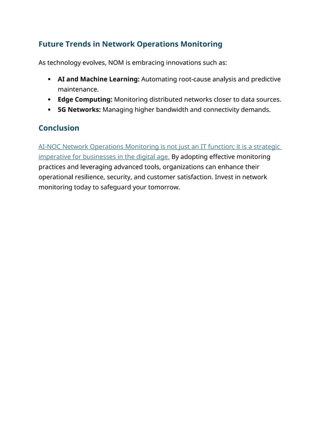 The Backbone of Modern Connectivity to Understand the Network Operations Monitoring in AI-NOC.docx