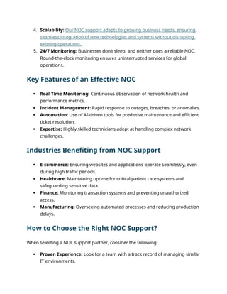 The Backbone of Seamless IT Operations with NOC Support at AI-NOC.docx