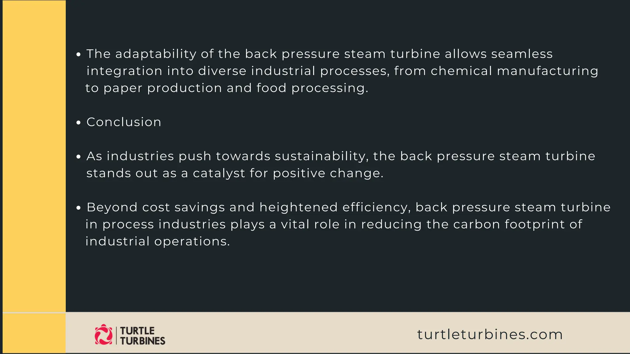 The Back Pressure Steam Turbine in Process Industries | PDF
