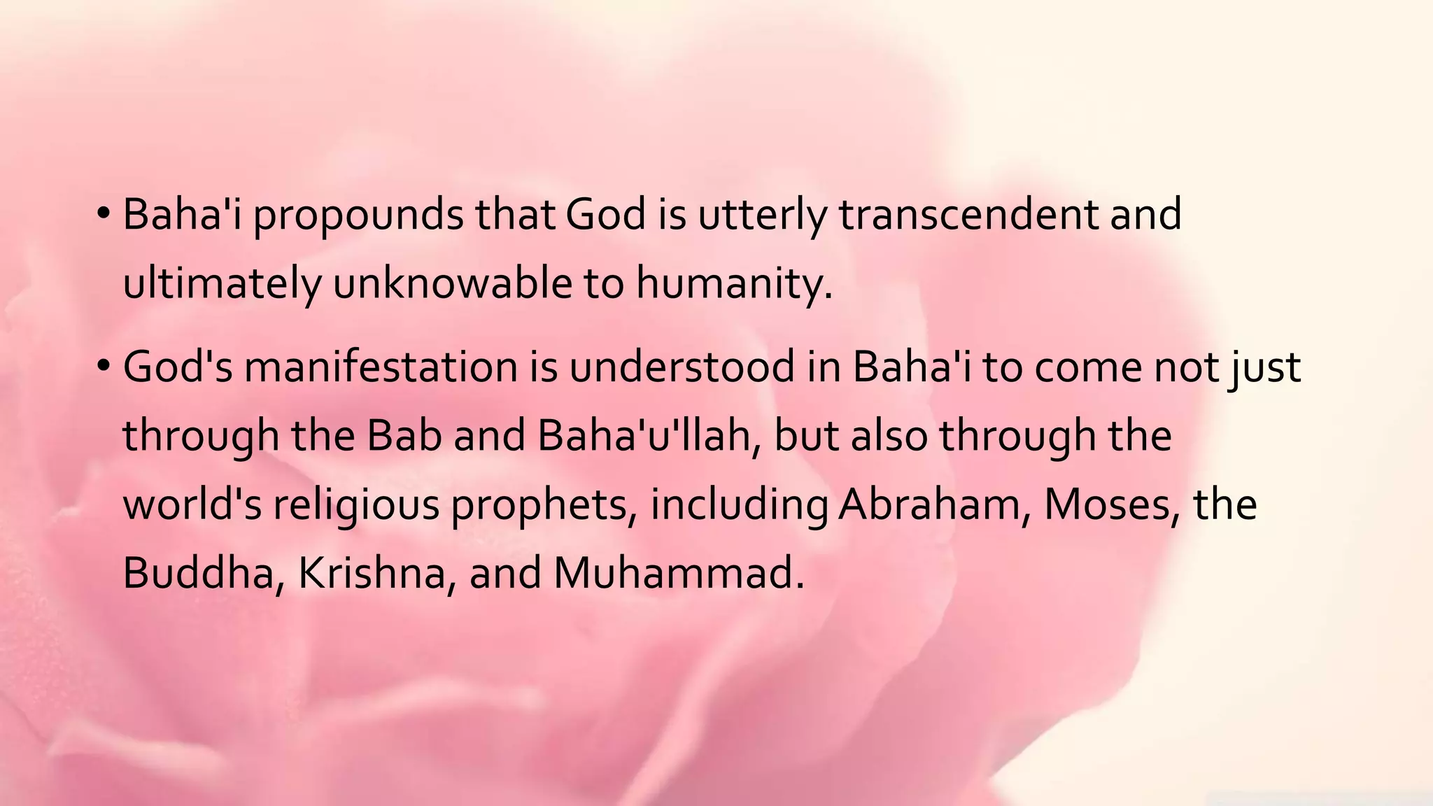 The baha’i faith | PPTX