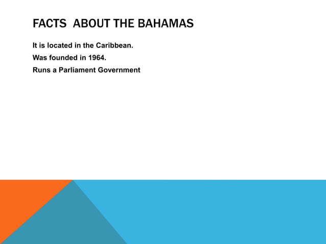 The bahamas | PPTX