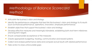 The balanced scorecard method - strategy | PPT