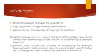 The balanced scorecard method - strategy | PPT