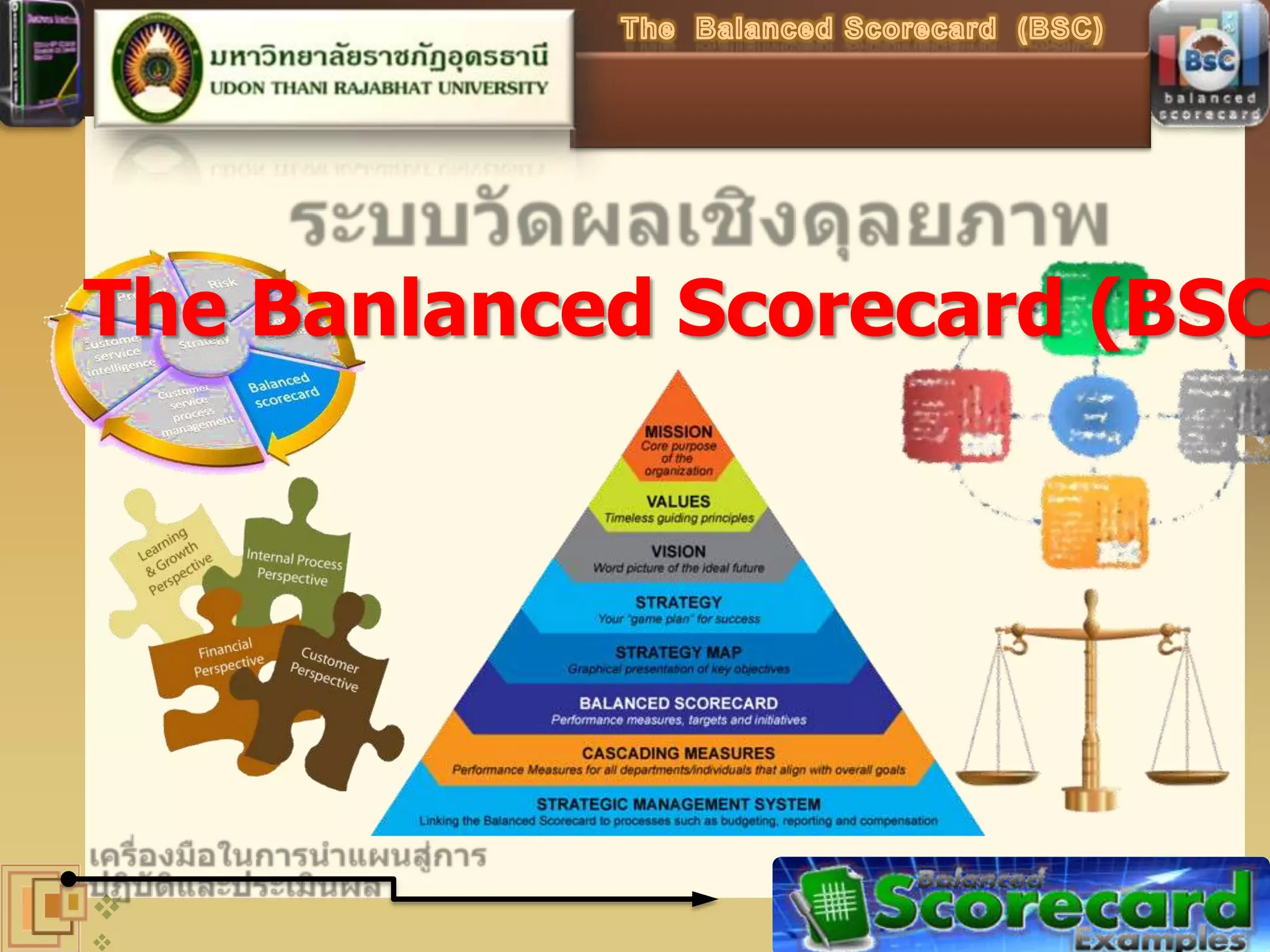 The balanced scorecard (bsc) | PPTX