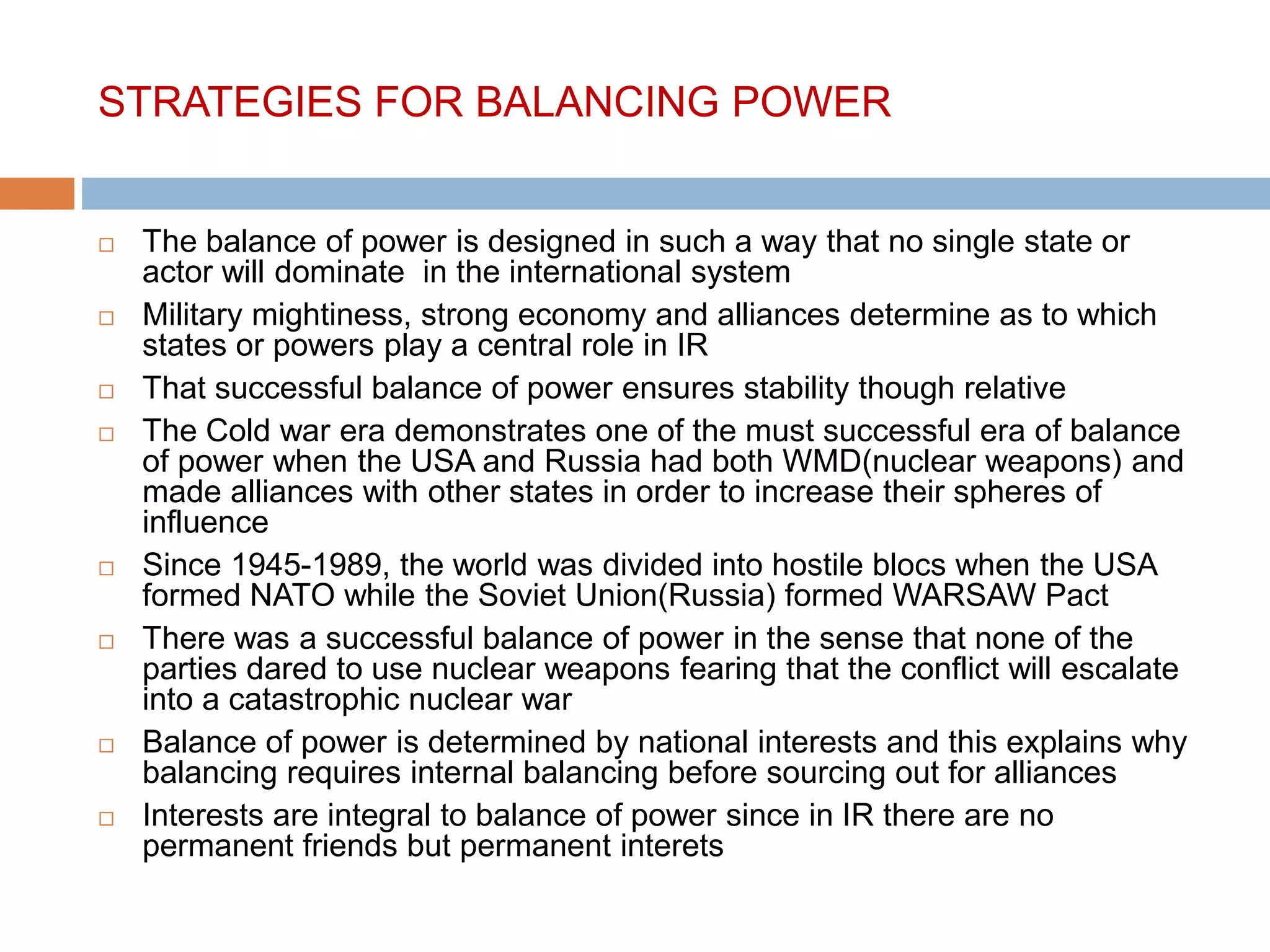 THE BALANCE OF POWER THEORY.ppt