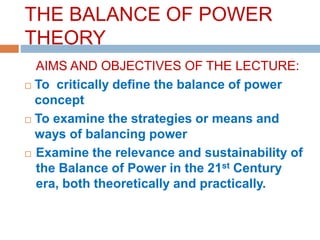 THE BALANCE OF POWER THEORY.ppt