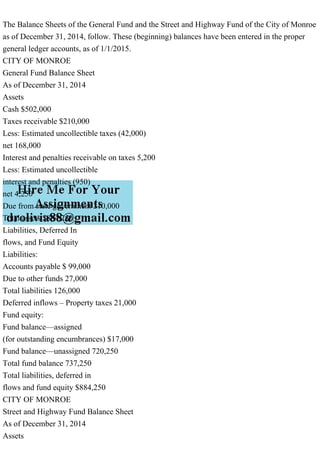 The Balance Sheets of the General Fund and the Street and Highway Fu.pdf
