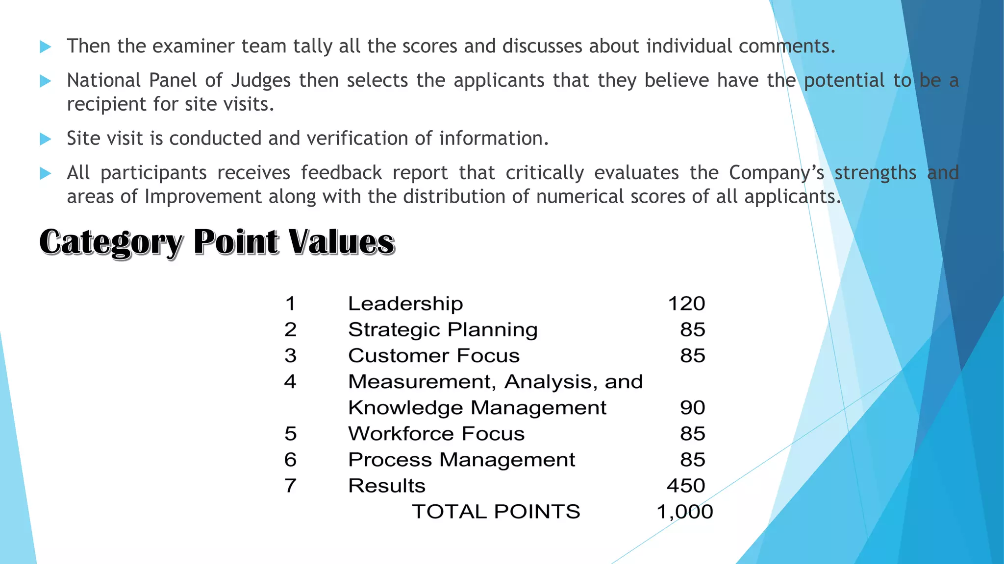 The baldrige framework for performance excellence | PDF