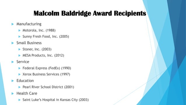 The baldrige framework for performance excellence | PDF | Awards Shows ...