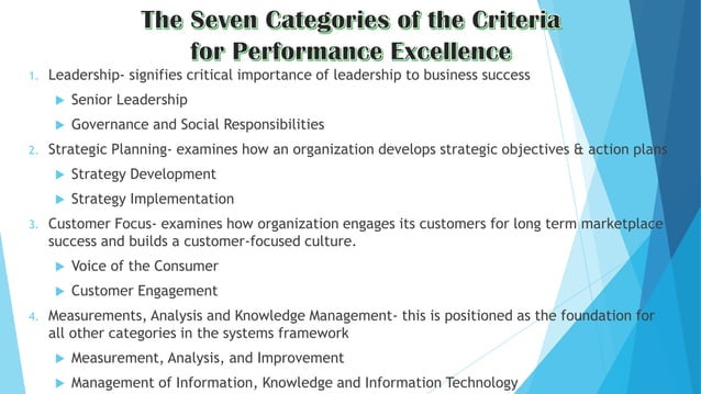 The baldrige framework for performance excellence | PDF | Awards Shows ...