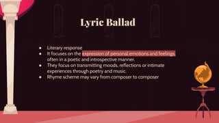 The ballad: what is a ballad, characteristics and types | PDF | Music ...