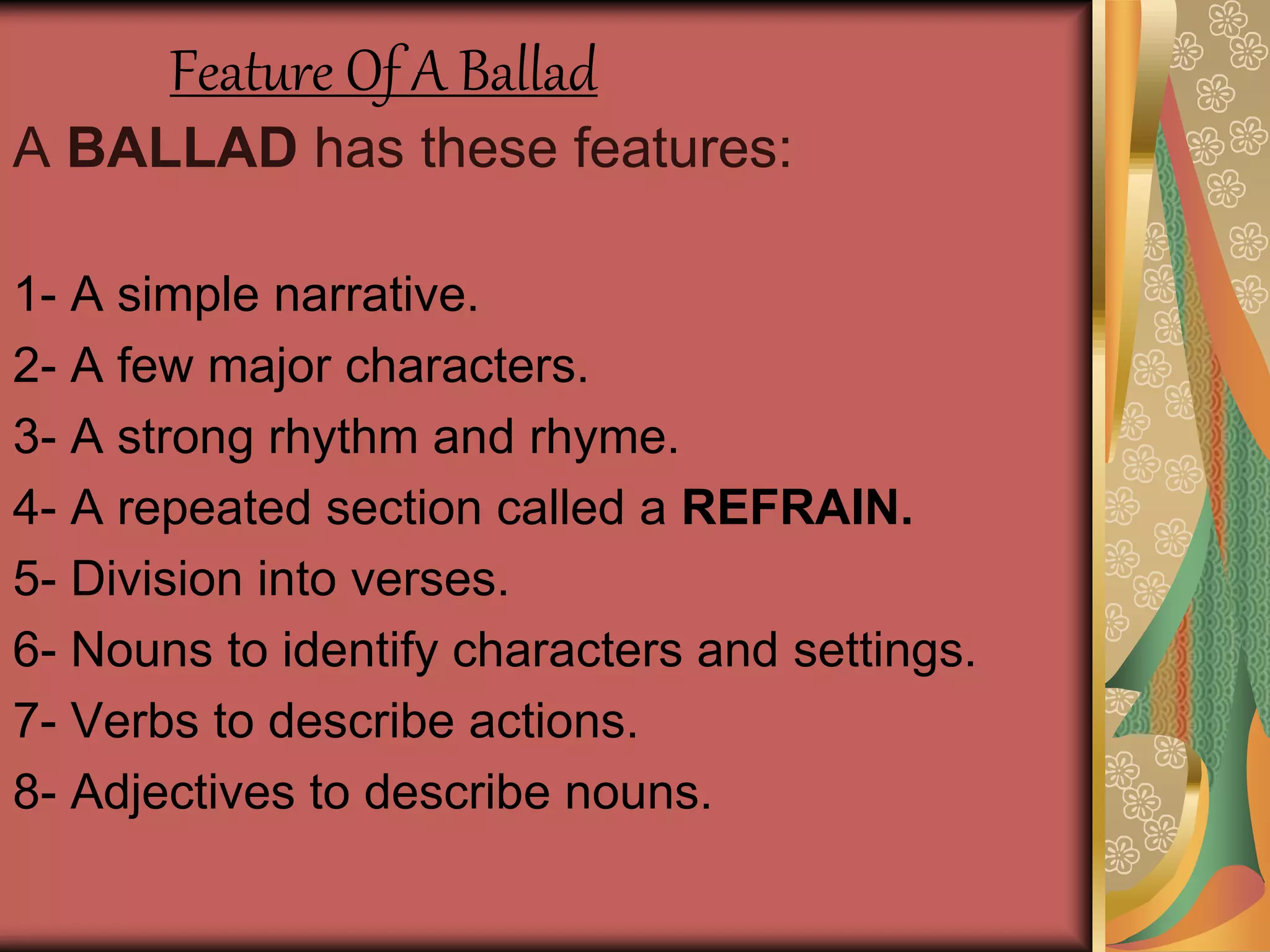 The ballads | PPTX
