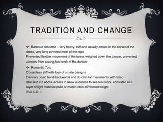 The Ballet Tutu | PPTX