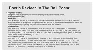 The ball poem | PPTX