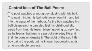 The ball poem | PPTX