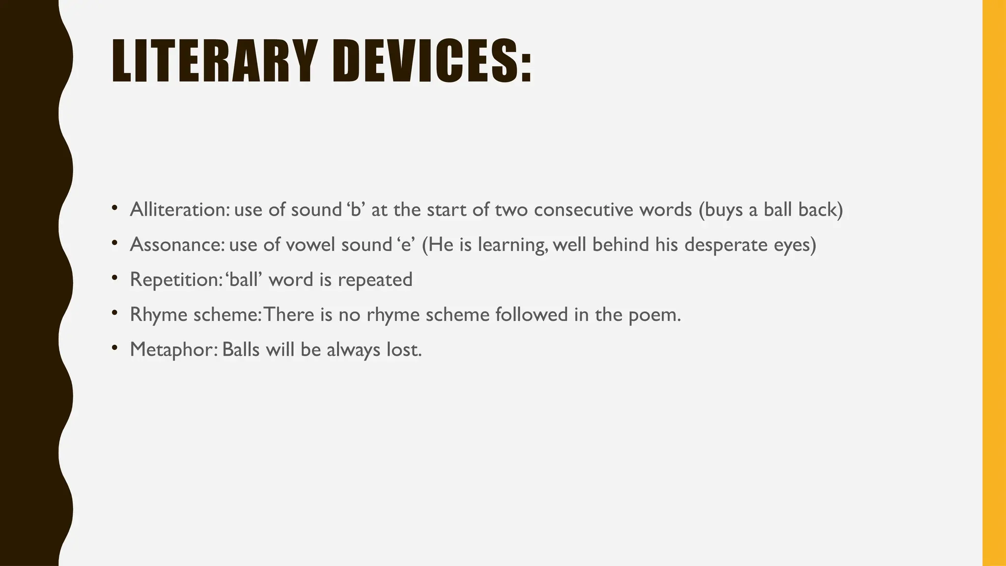 the ball poem.pptx ififycuyfuyfyuyfucyuy | PPTX
