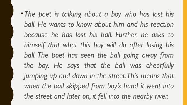 the ball poem.pptx ififycuyfuyfyuyfucyuy | PPTX
