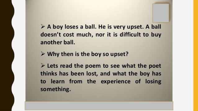 the ball poem.pptx ififycuyfuyfyuyfucyuy | PPTX