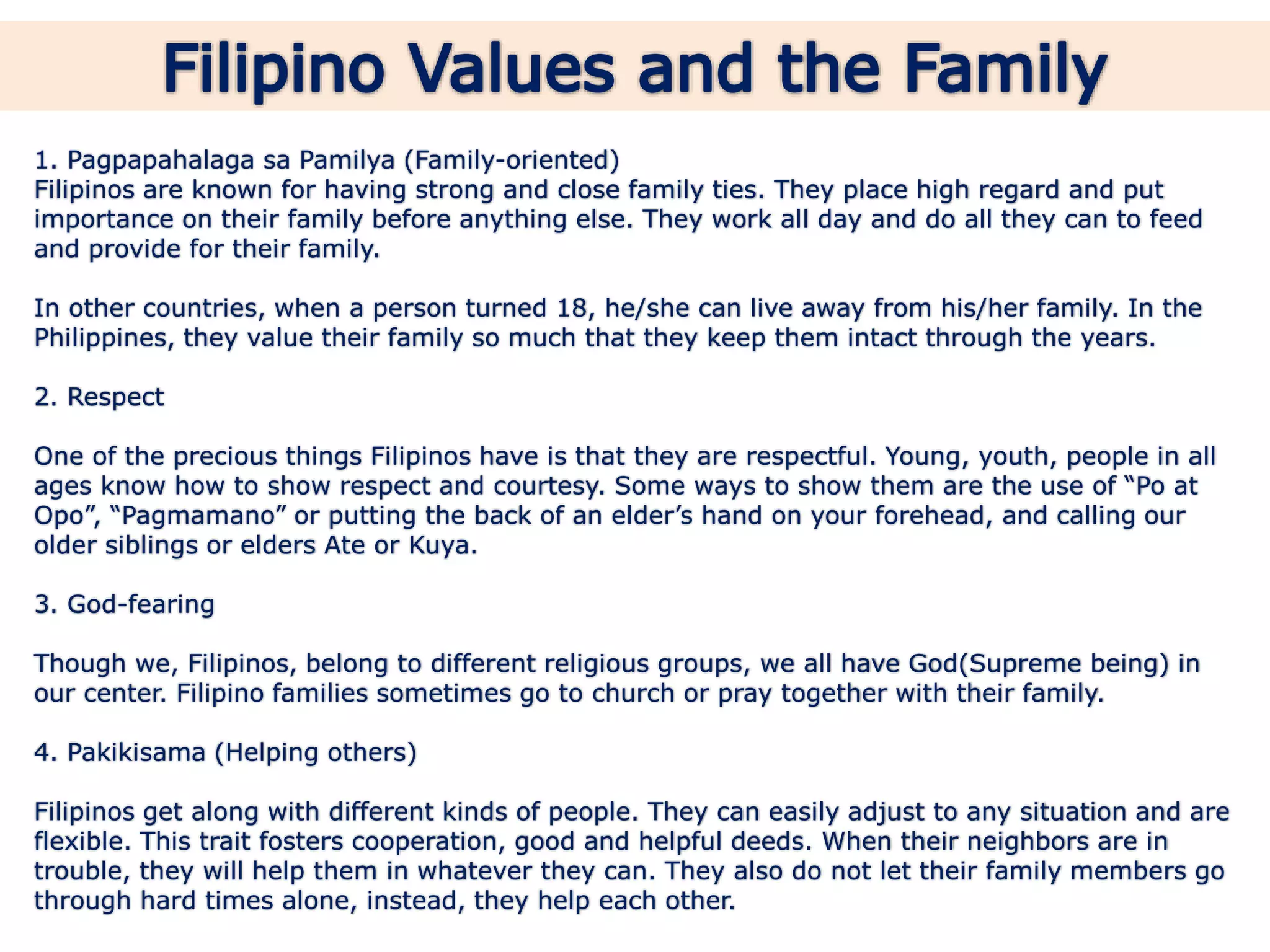 The Bamboo and the Filipino, Filipino Values and the Family.pptx