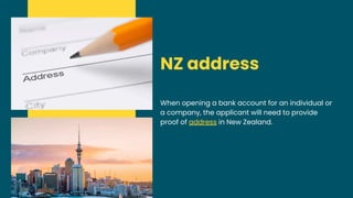 The Bank Account Opening Process in New Zealand - Quick Guide | PDF