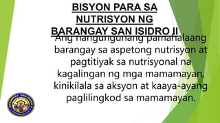 ""THE BARANGAY NUTRITION COMMITTEE.pptx" | PPTX