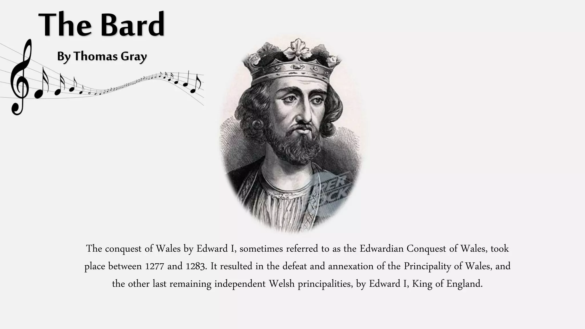 The Bard By Thomas Gray | PPTX