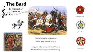 The Bard By Thomas Gray | PPTX