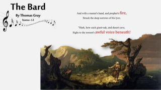 The Bard By Thomas Gray | PPTX
