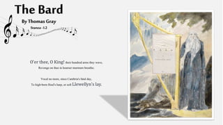 The Bard By Thomas Gray | PPTX