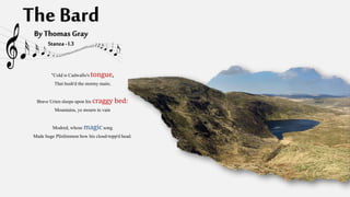 The Bard By Thomas Gray | PPTX