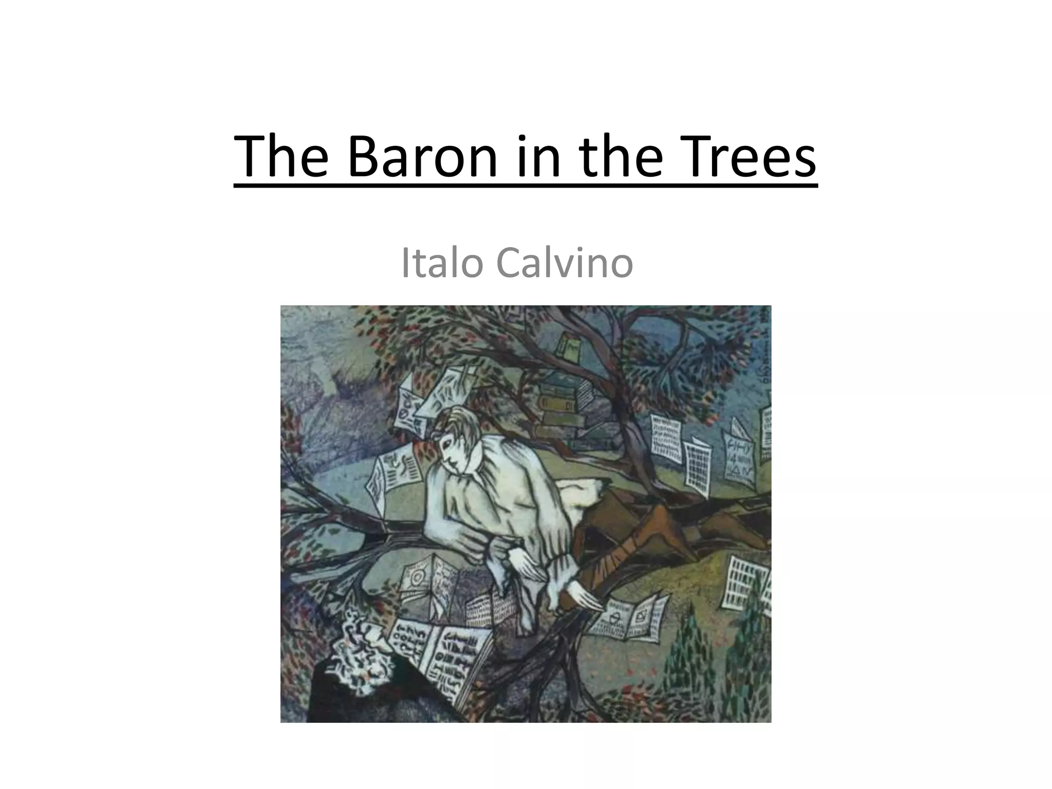 The baron in the trees powerpoint | PPTX