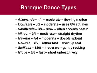THE BAROQUE DANCE SUITE.ppt