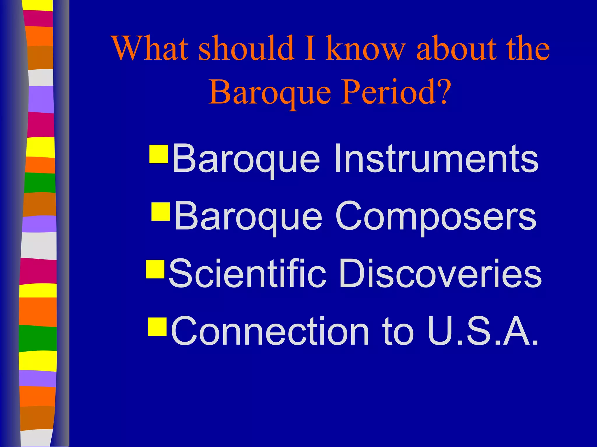 The baroque music period | PPT | Classical Music | Music