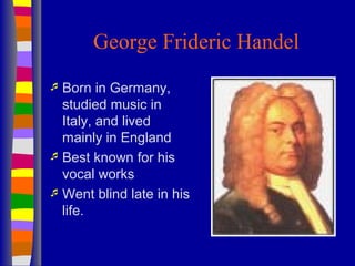 The baroque music period | PPT