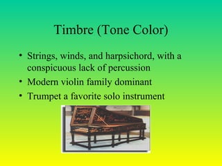 The baroque period (music) | PPT