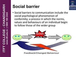 ITFT-MEDIA, The barriers to communication | PPT