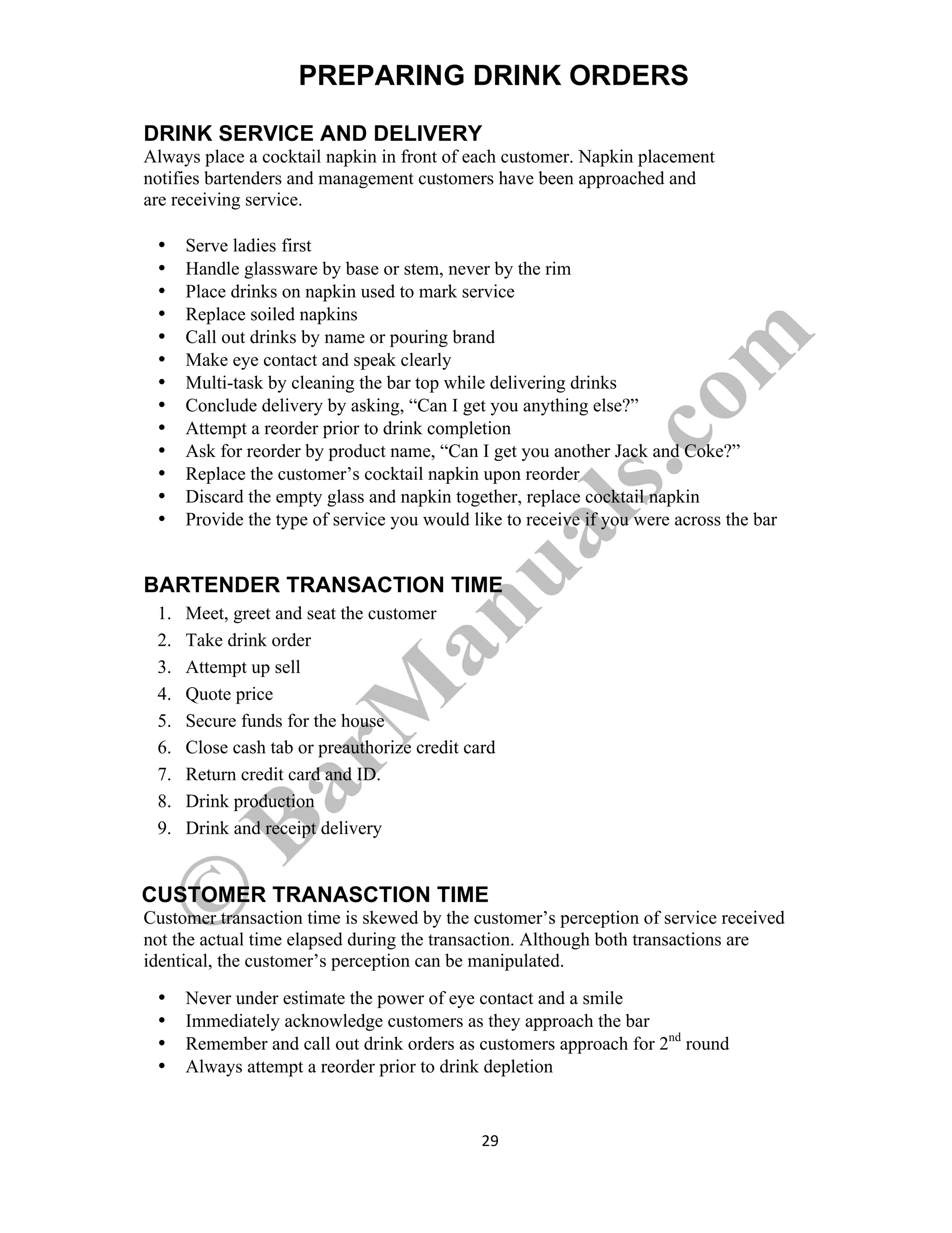 The Bartender Training Manual by Ryan Dahlstrom & Preston Rideout | PDF