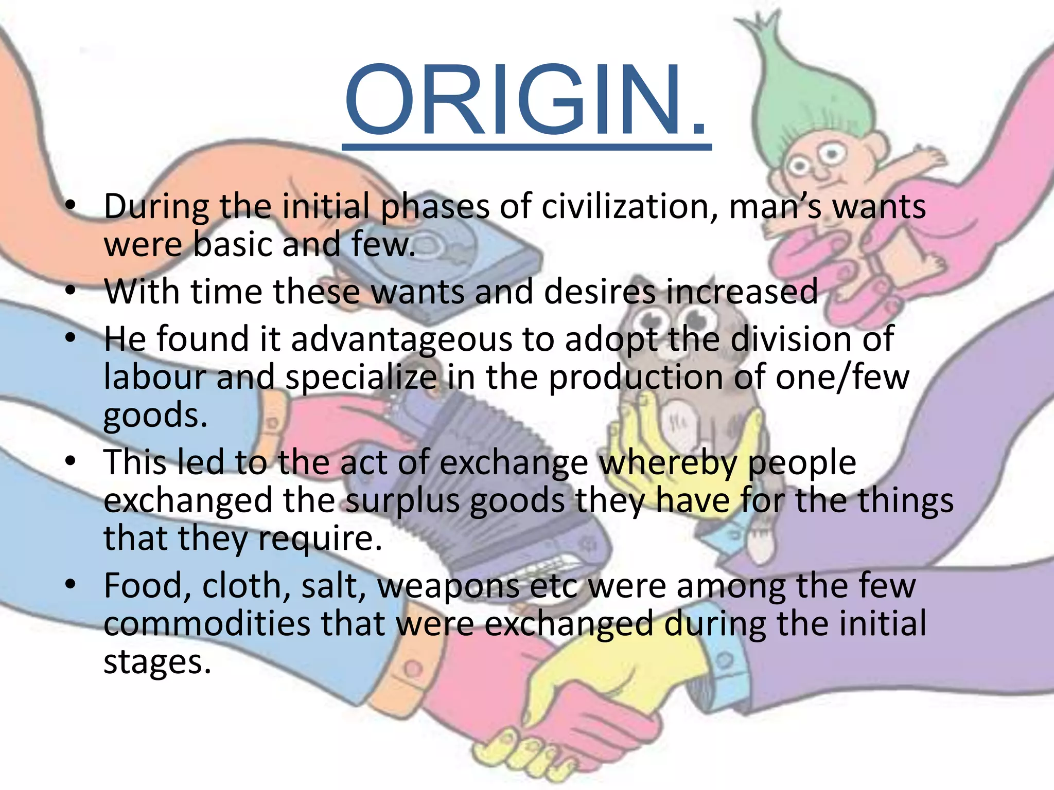 The barter system | PPTX