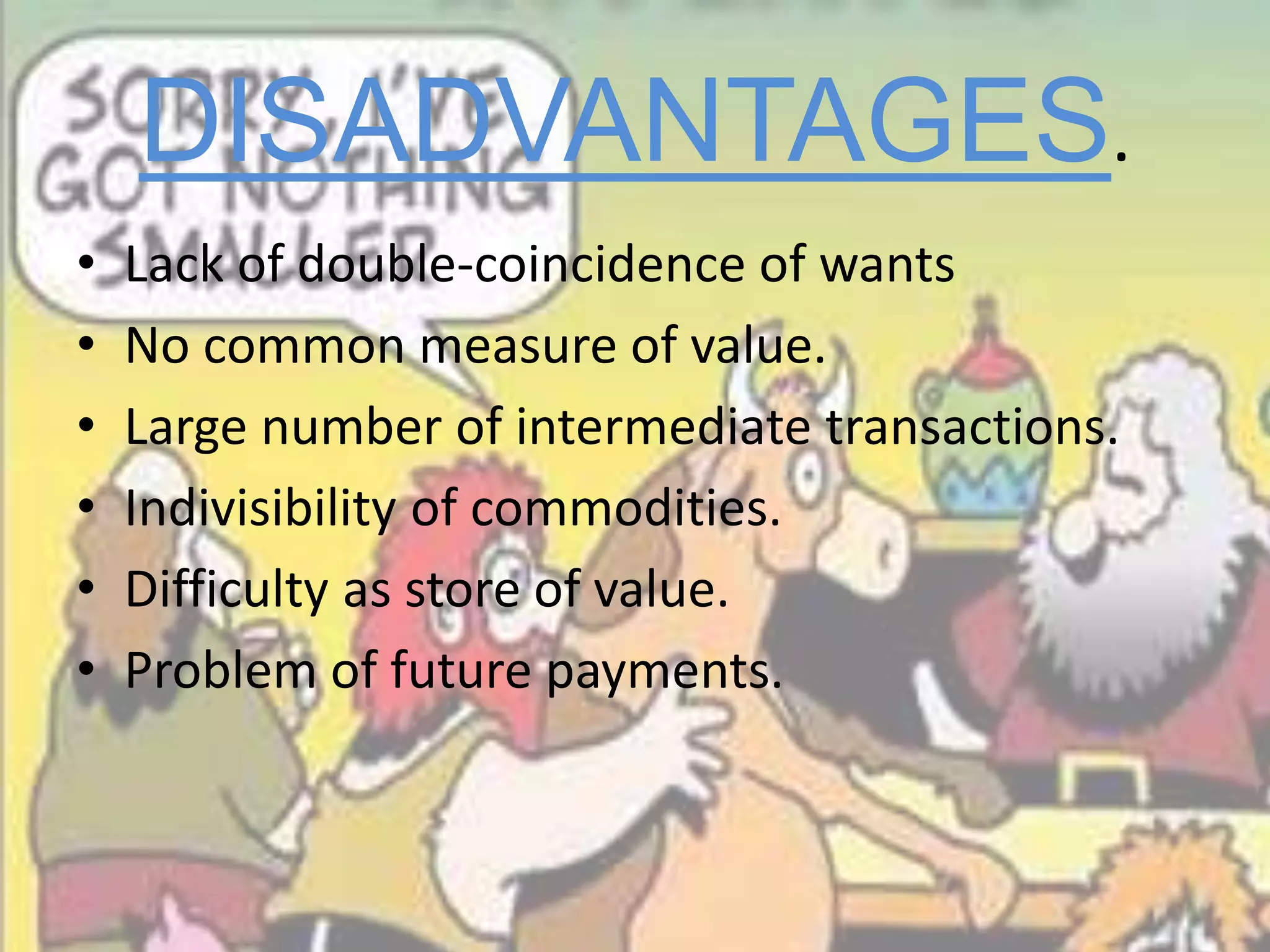 The barter system | PPTX