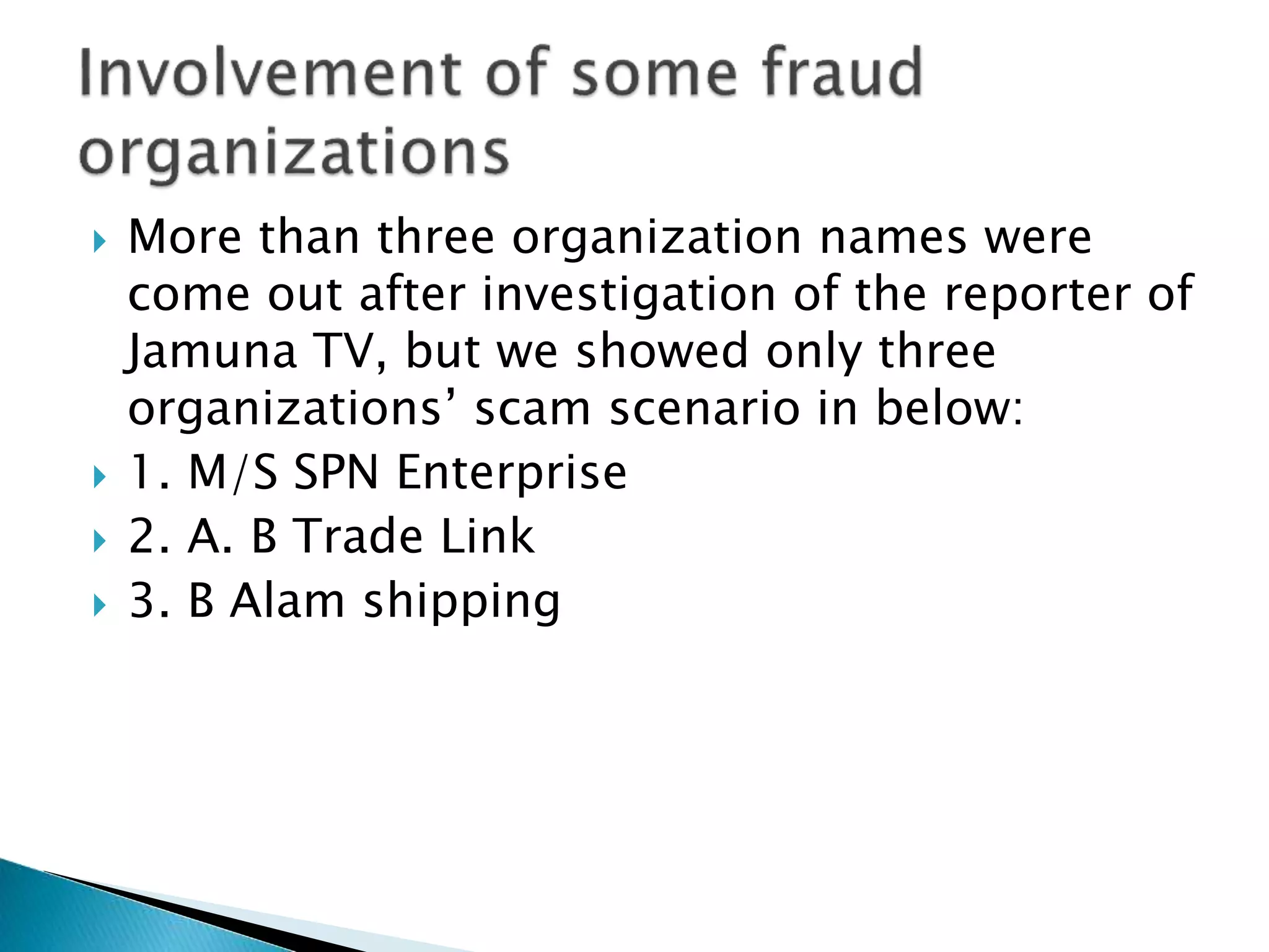 The basic bank scam | PPTX