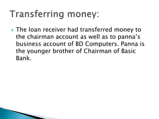 The basic bank scam | PPTX