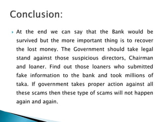 The basic bank scam | PPT | Free Download