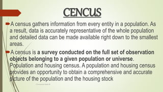 The basic concepts of statistics | PPTX