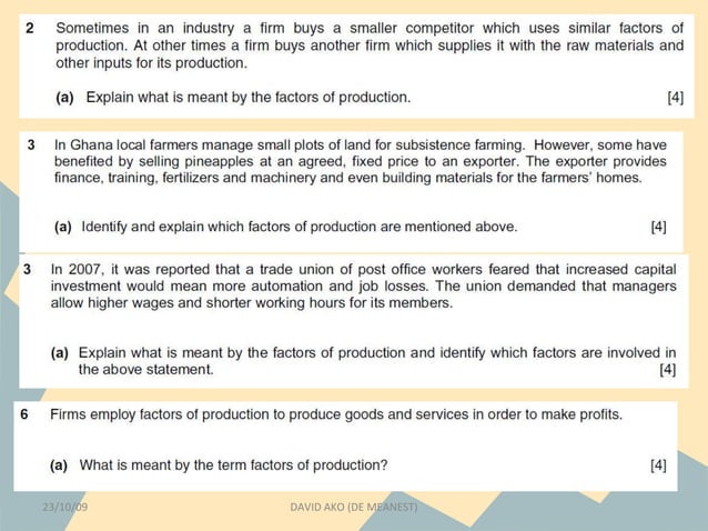 Basic Economic Problems | PPTX