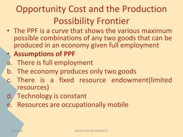 Basic Economic Problems | PPTX