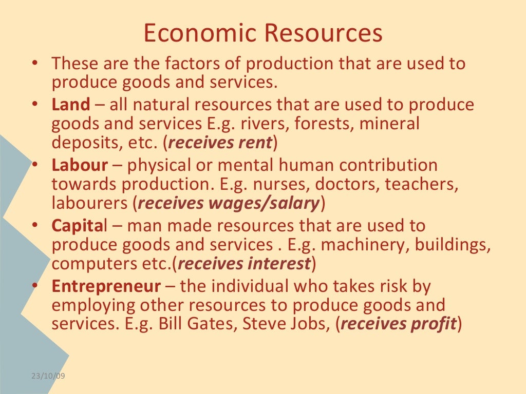 Basic Economic Problems