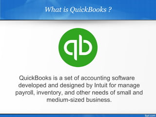The Basic function of QuickBooks software | PPT
