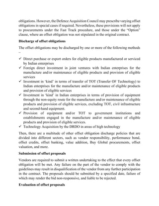 The Basic Fundamentals About Defense Offset Guidelines – Miracle ...