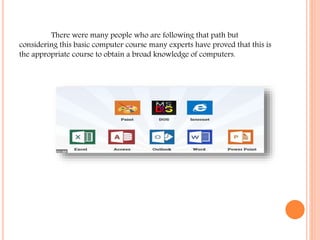 The basic knowledge of computer | PPTX